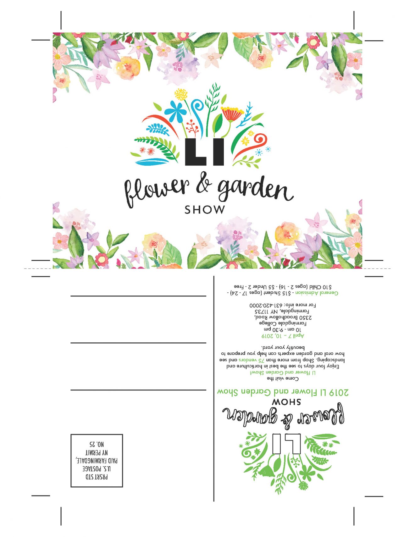 LI Flower & Garden Show Post Card – Plasma Giant