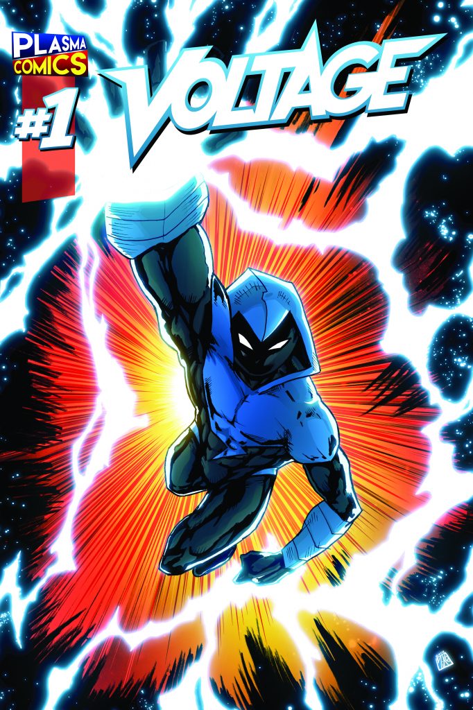 Voltage #1 Comic Cover – Plasma Giant